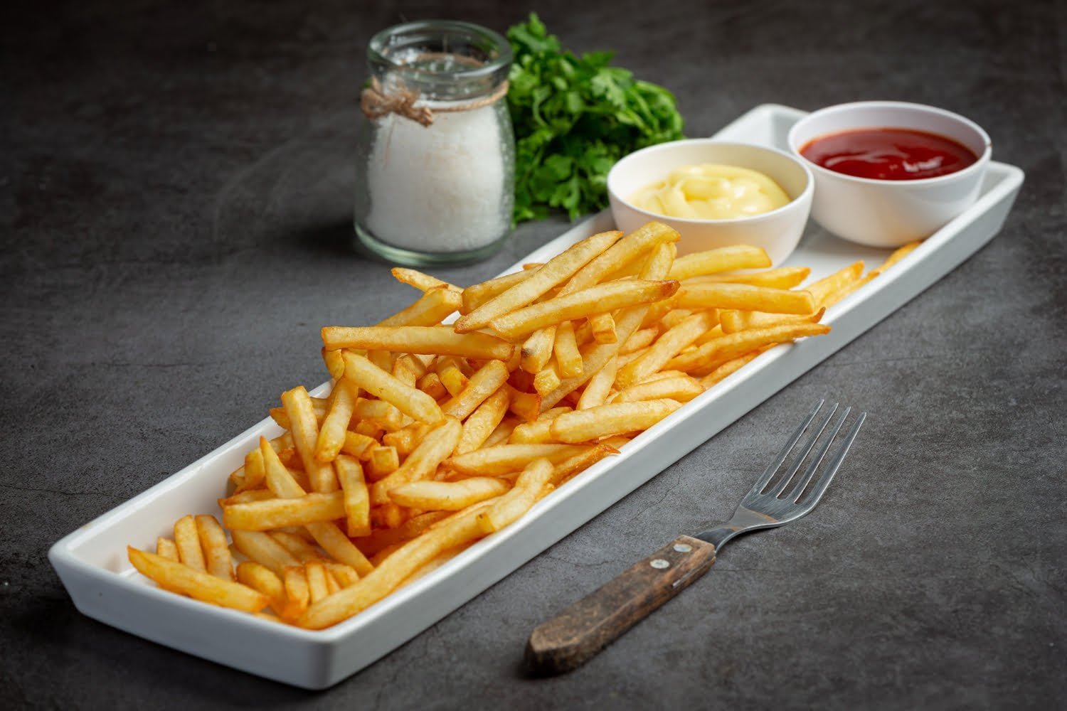 Quelle est la quantité de cholestérol contenue dans les frites
