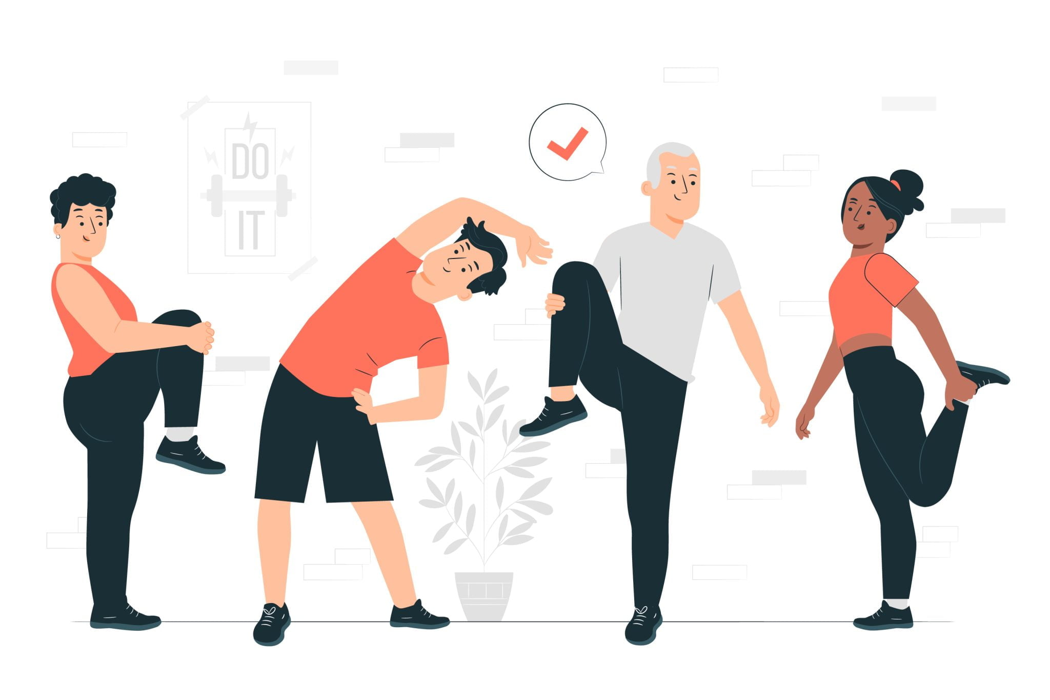 Les cinq types d’exercices physiques et leurs avantages respectifs